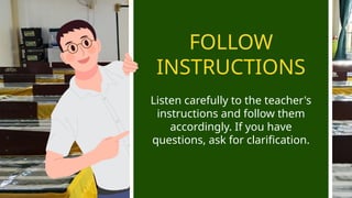 The essence of classroom rules that creates positive environment. | PPTX