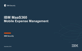 MaaS360 - Mobile Expense Management | PPT