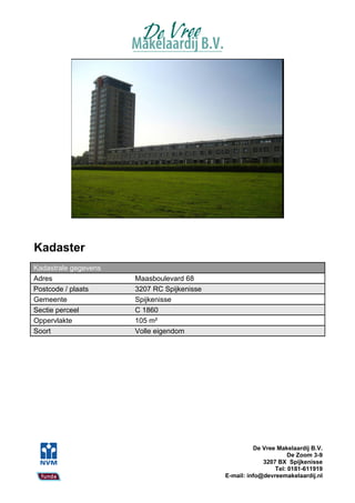 Maasboulevard 68 | PDF