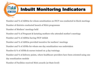Maa scheme monitoring and SWOT analysis | PPTX