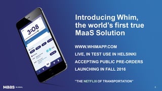 Whim - Mobility as a service | PDF