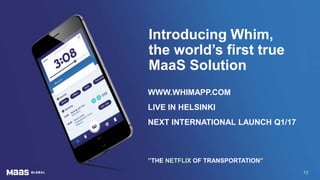 Maas global - Helsinki 2016 | PPT