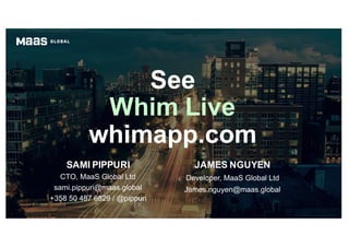 Whim and Serverless DevOps with Mocha, Github and Travis | PDF