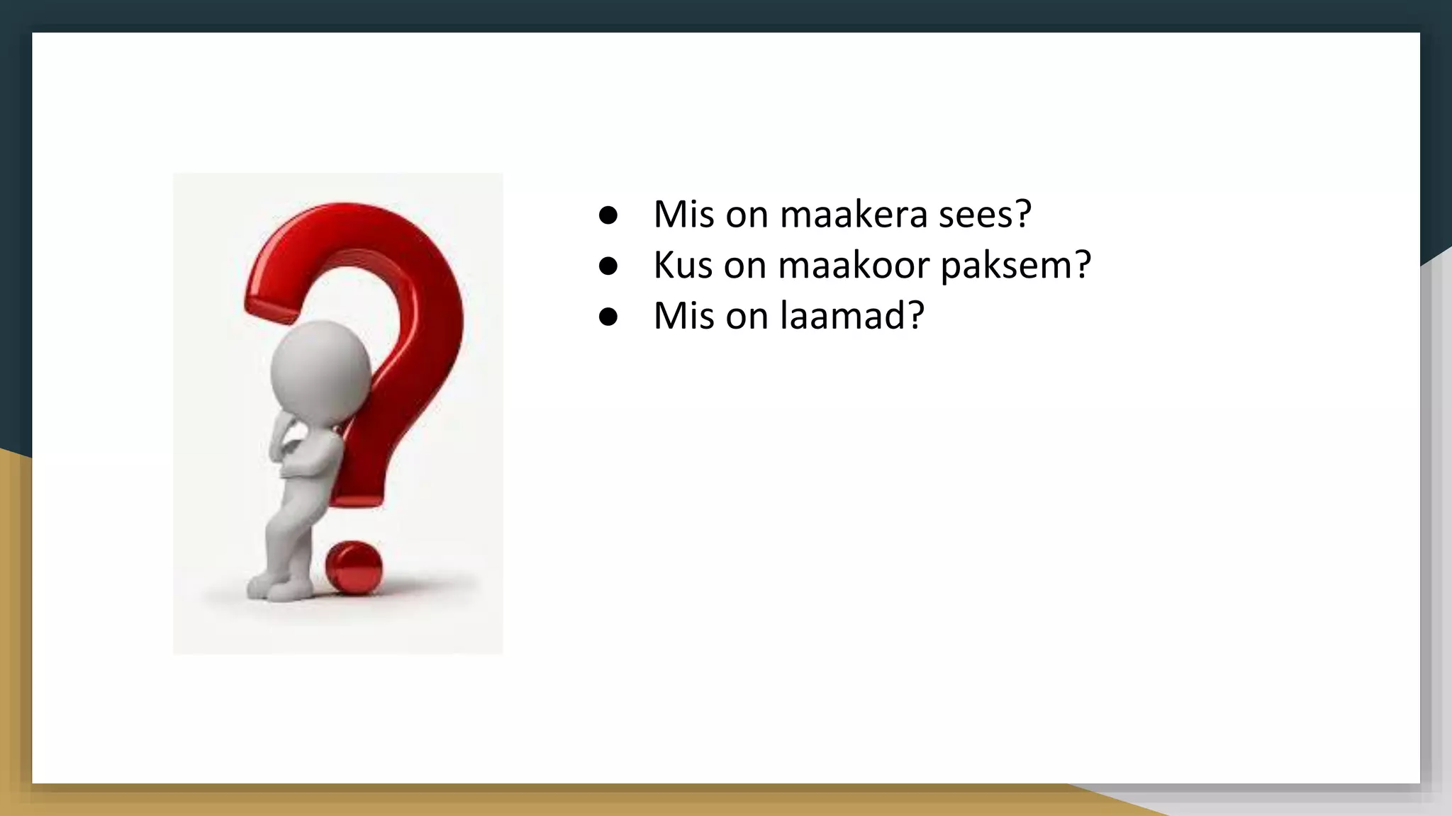 Maa siseehitus | PPTX