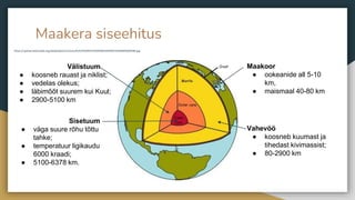 Maa siseehitus | PPTX