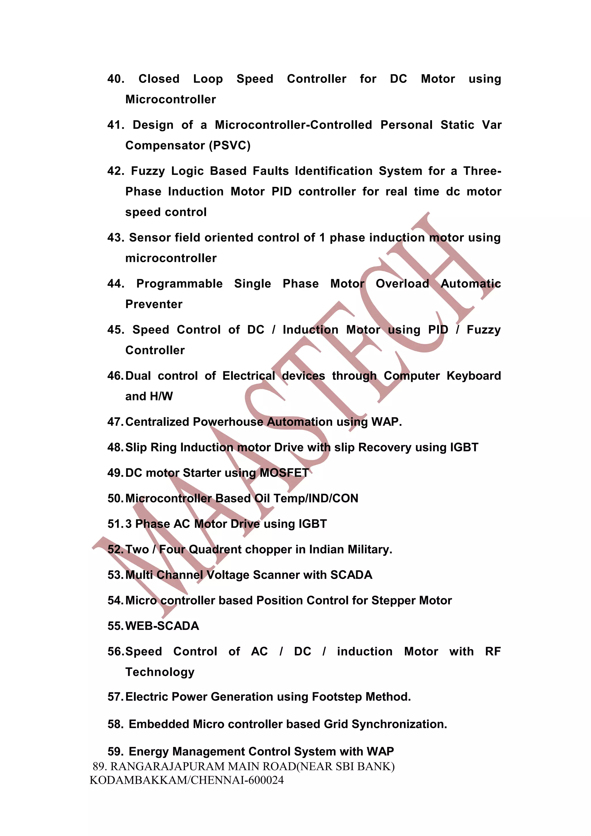 FINAL YEAR EMBEDDED SYSTEM PROJECTS-MALAYSIA/SINGAPORE/INDIA | DOC