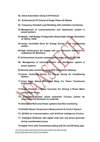 FINAL YEAR EMBEDDED SYSTEM PROJECTS-MALAYSIA/SINGAPORE/INDIA | DOC