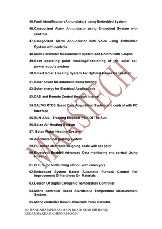 FINAL YEAR ELECTRICAL PROJECTS/ELECTRONICS PROJECTS LIST-MALAYSIA/DUBAI ...