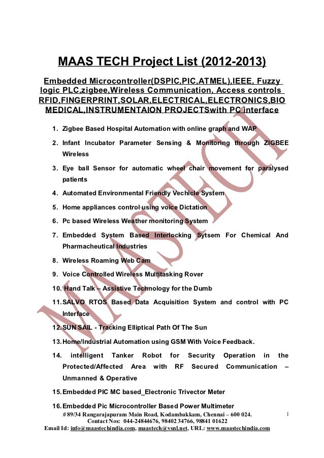 Ieee Projects 2012 For Eee Latest Eee Projects Titlesandabstract