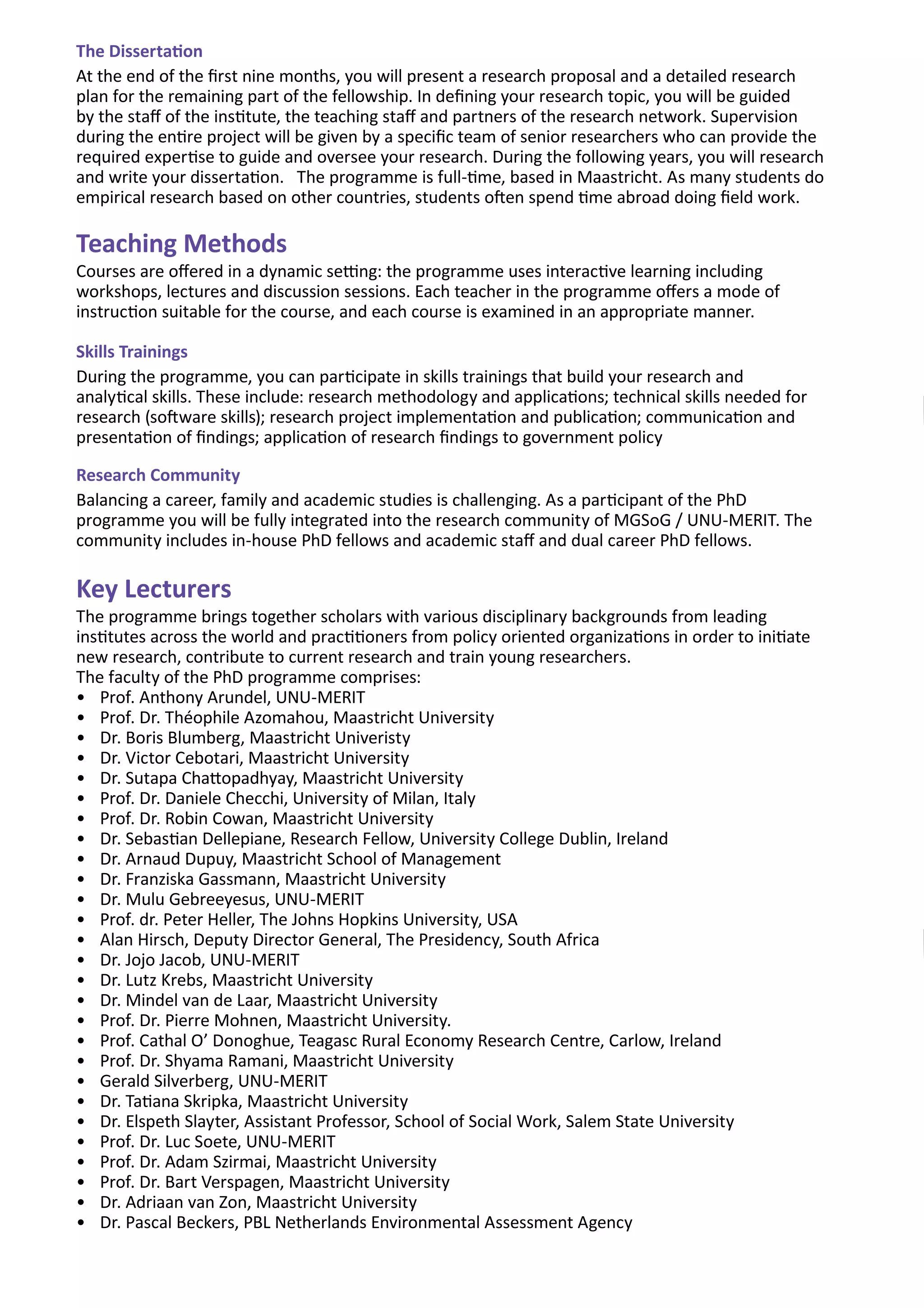 Maastricht graduate school of governance | PDF