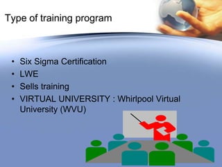 Training program in Whirlpool corporation | PPTX