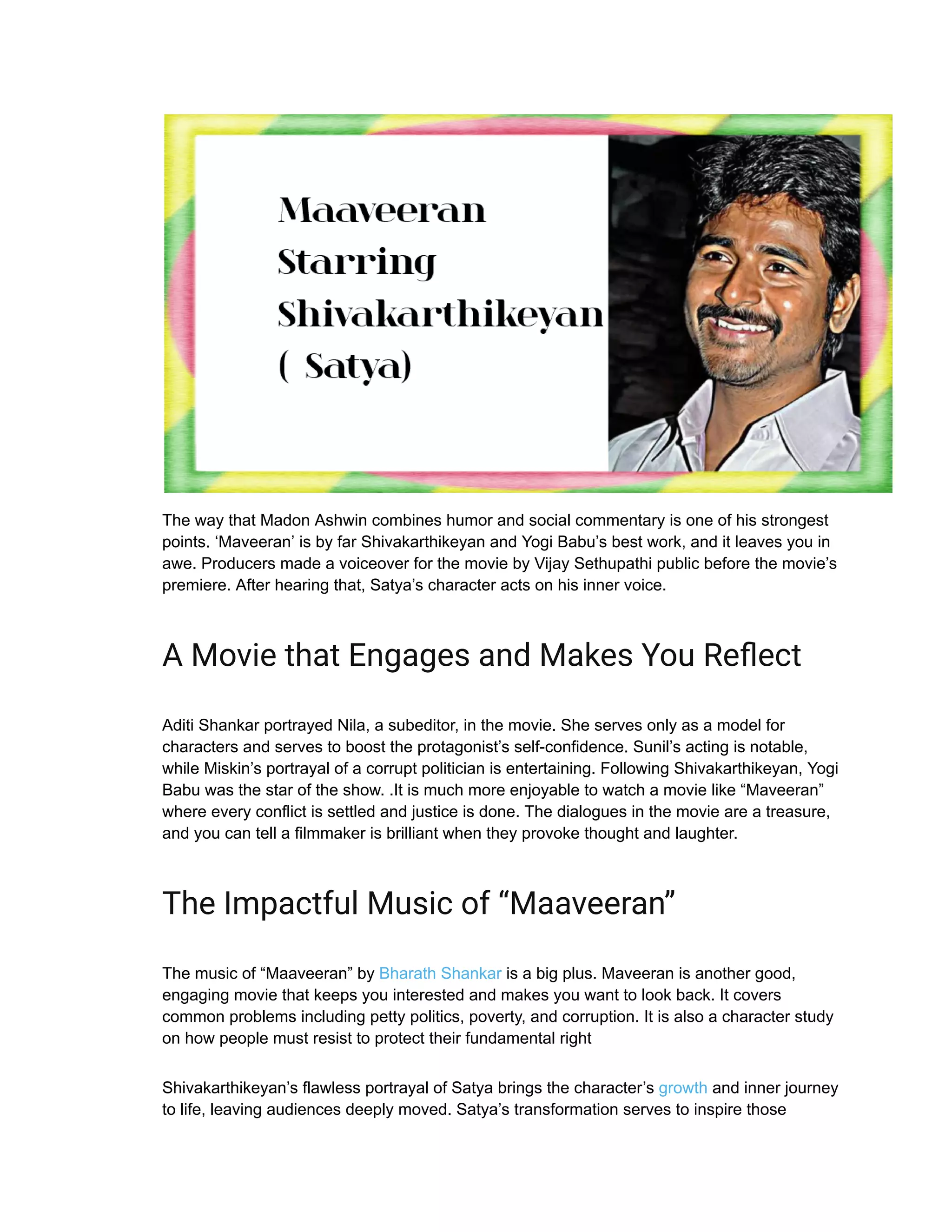 Maaveeran movie review.pdf