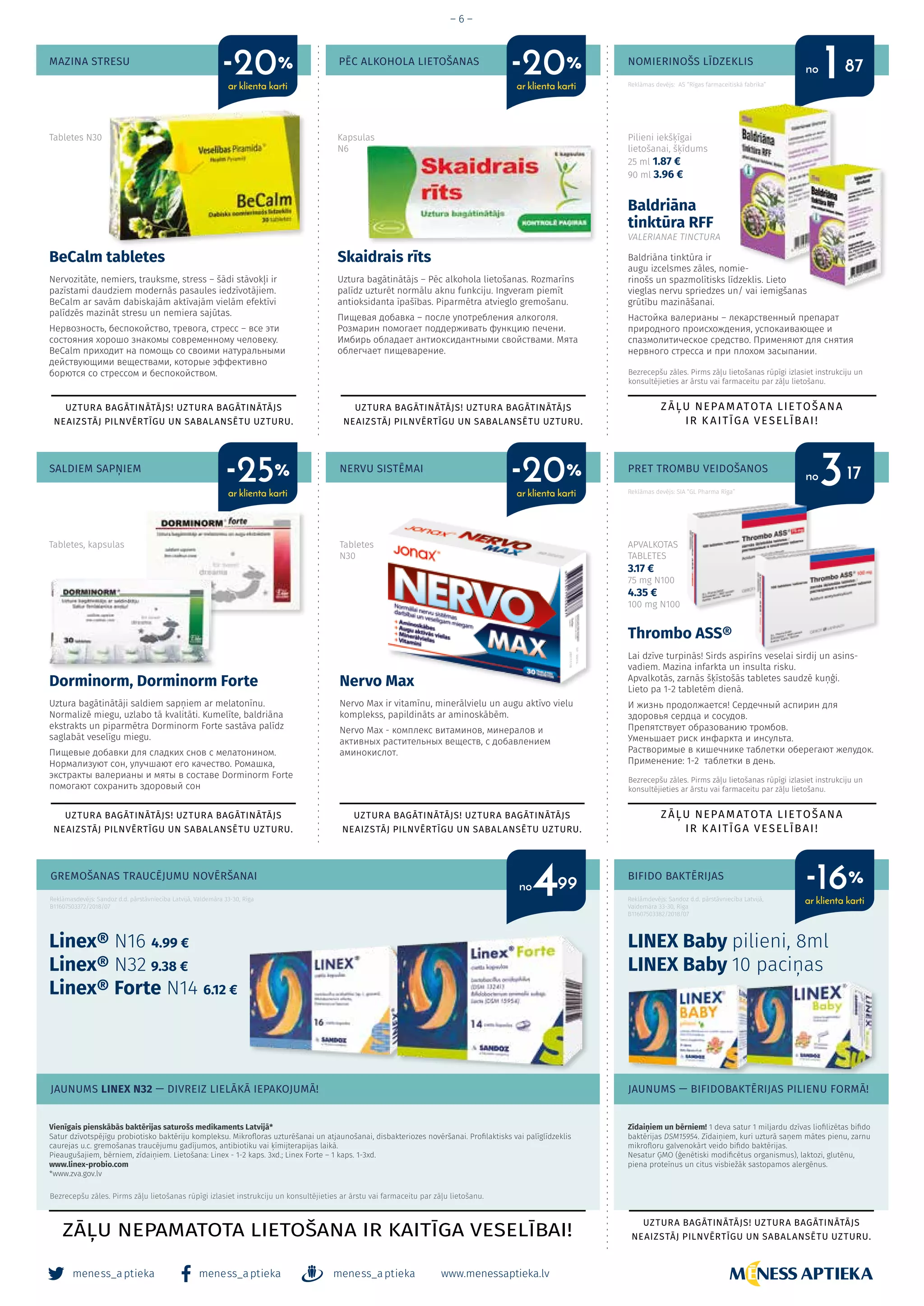 Meness Aptieka akcijas avīze - decembris 2016 | PDF