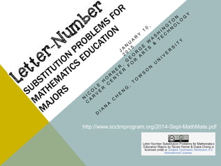 Maa word math making letters into numbers ppt 12 24 2014 | PPTX