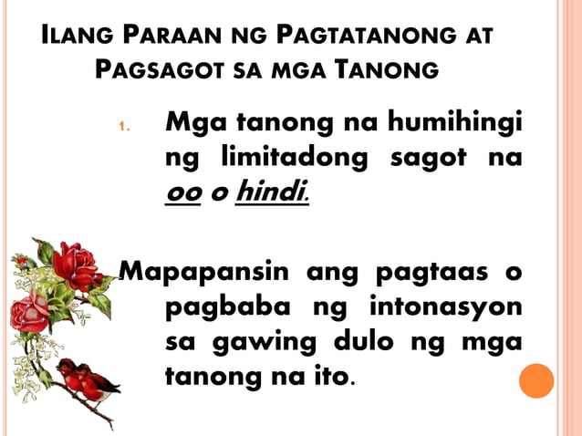 Maayos na Pagtatanong at Pagsagot sa mga Tanong | PPTX