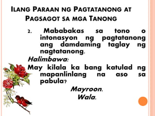 Maayos na Pagtatanong at Pagsagot sa mga Tanong | PPTX
