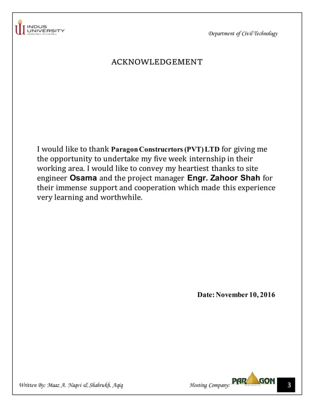 Summer Internship Report Civil Engineering | DOCX