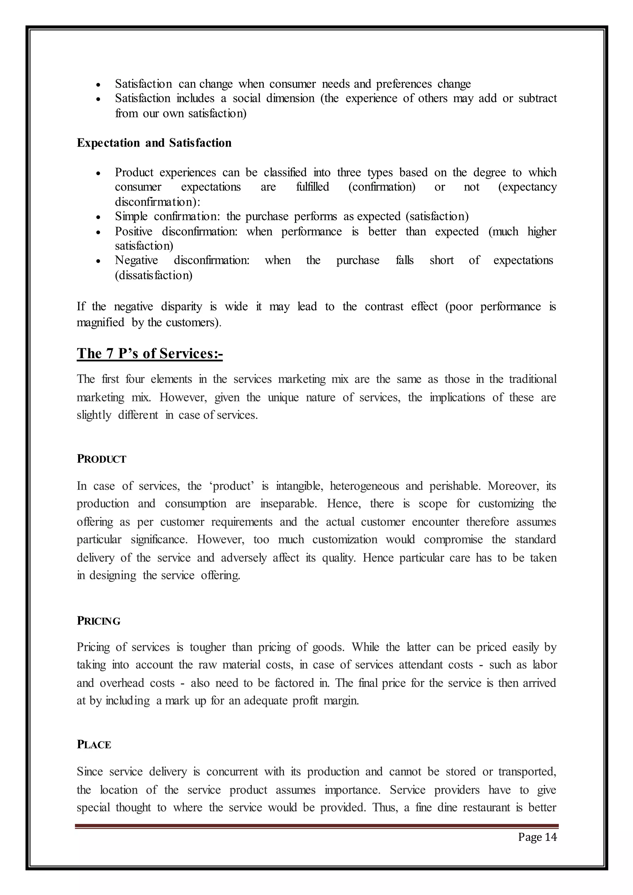 Customer Satisfaction Project | DOCX