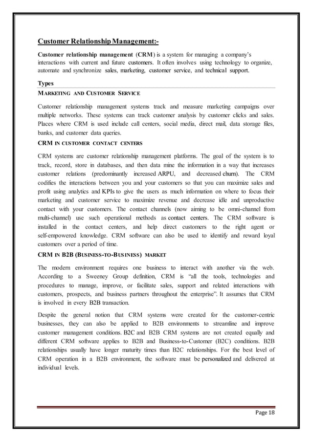 Customer Satisfaction Project | DOCX