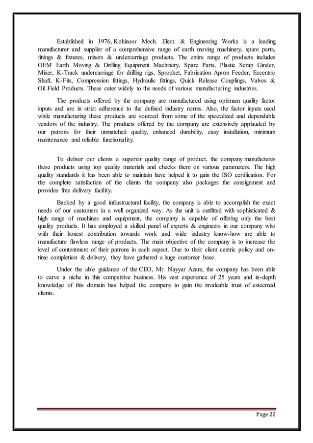 Customer Satisfaction Project | DOCX