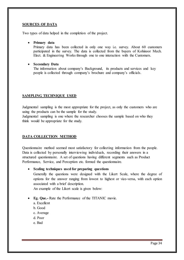 Customer Satisfaction Project Docx