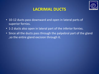 lacrimal system ppt | PPTX