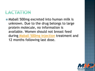 Maball 500 mg (rituximab) injection | PPTX