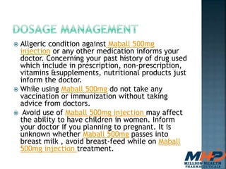 Maball 500 mg (rituximab) injection | PPTX