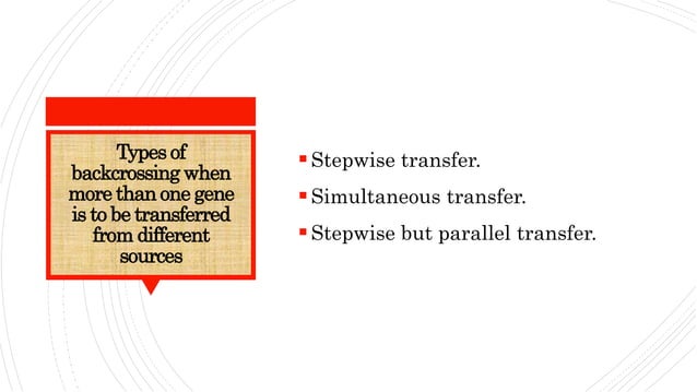 MARKER ASSISTED BACKCROSS BREEDING | PPTX