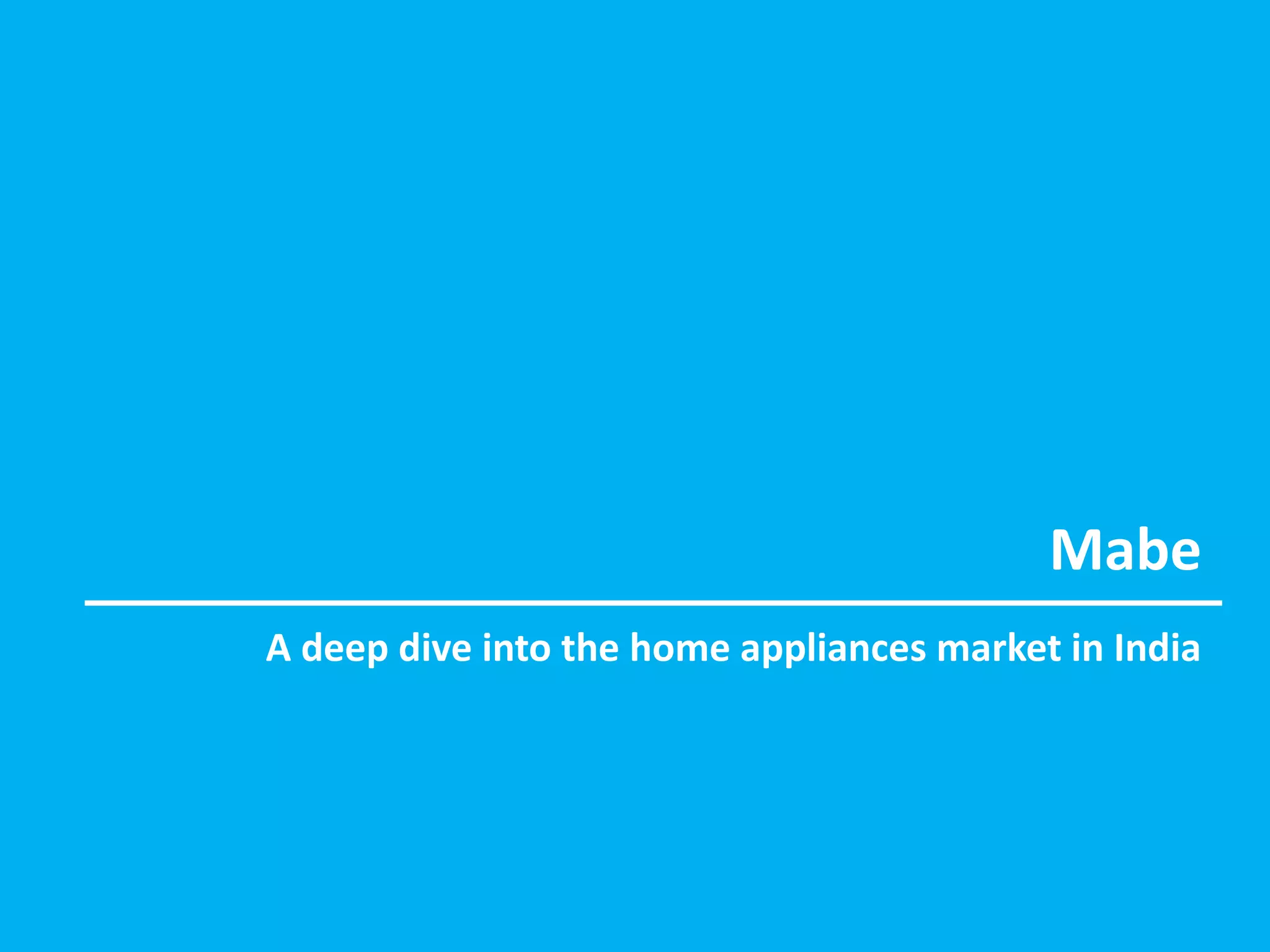 Mabe Consumer Electronics Brand | PPTX