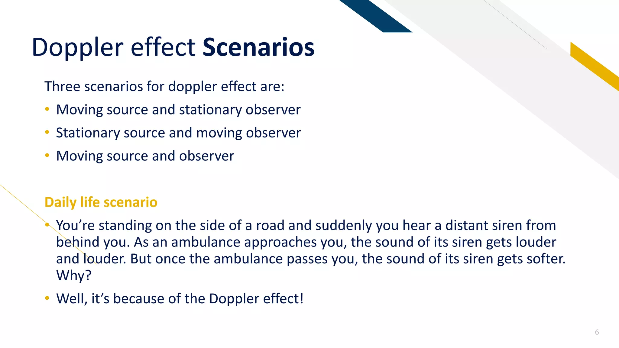Doppler affect for Sound | PPTX