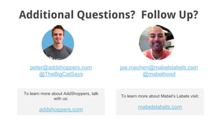 Mabel's labels webinar | PDF