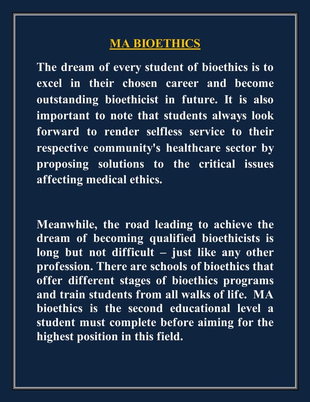 Ma bioethics | DOCX