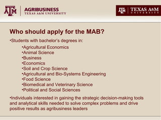 MAB Program Overview | PPT