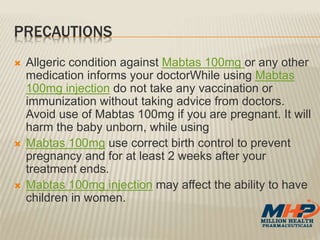 Mabtas 100mg | PPTX