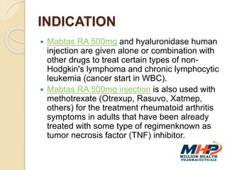 Mabtas ra 500mg injection | PPT