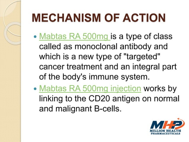 Mabtas ra 500mg injection | PPT
