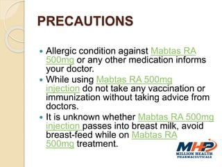 Mabtas ra 500mg injection | PPT