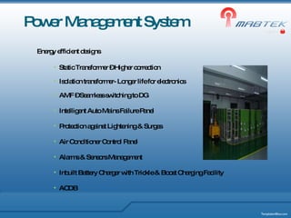 Mabtek Presentation | PPT