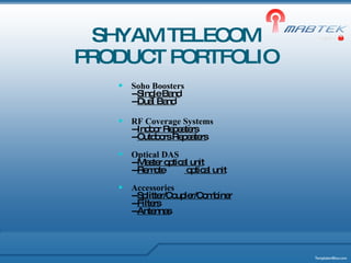 Mabtek Presentation | PPT