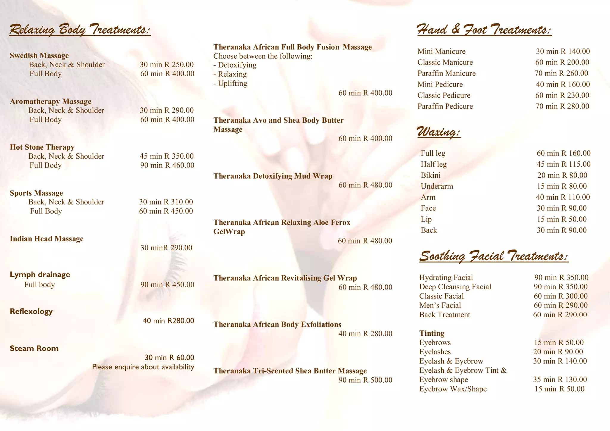 Mabula spa brochure | PDF