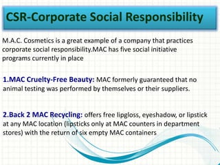 Mac Cosmetics | PPTX
