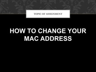 Mac | PPT