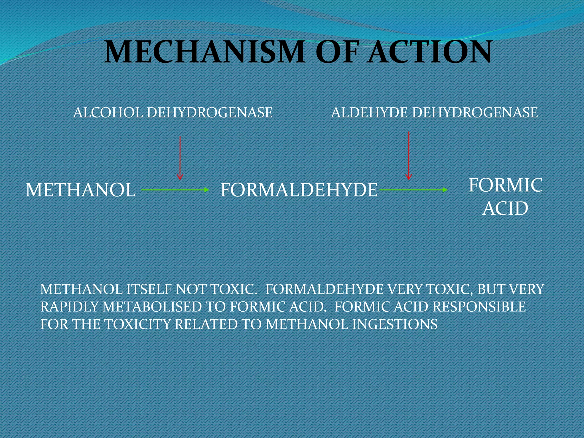 methyl alchol poisoning | PPTX