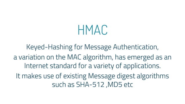 MAC-Message Authentication Codes | PPTX | Information and Network ...