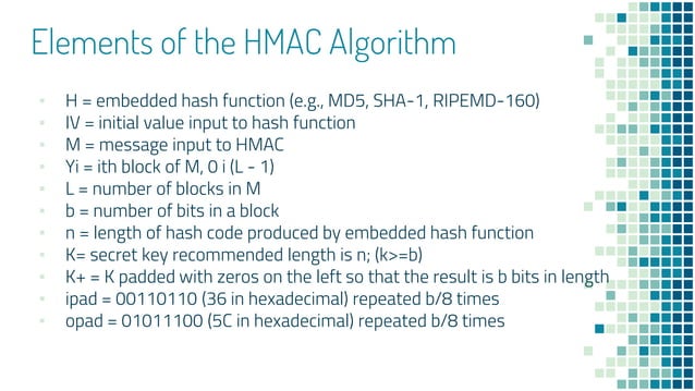 MAC-Message Authentication Codes | PPTX | Information and Network ...