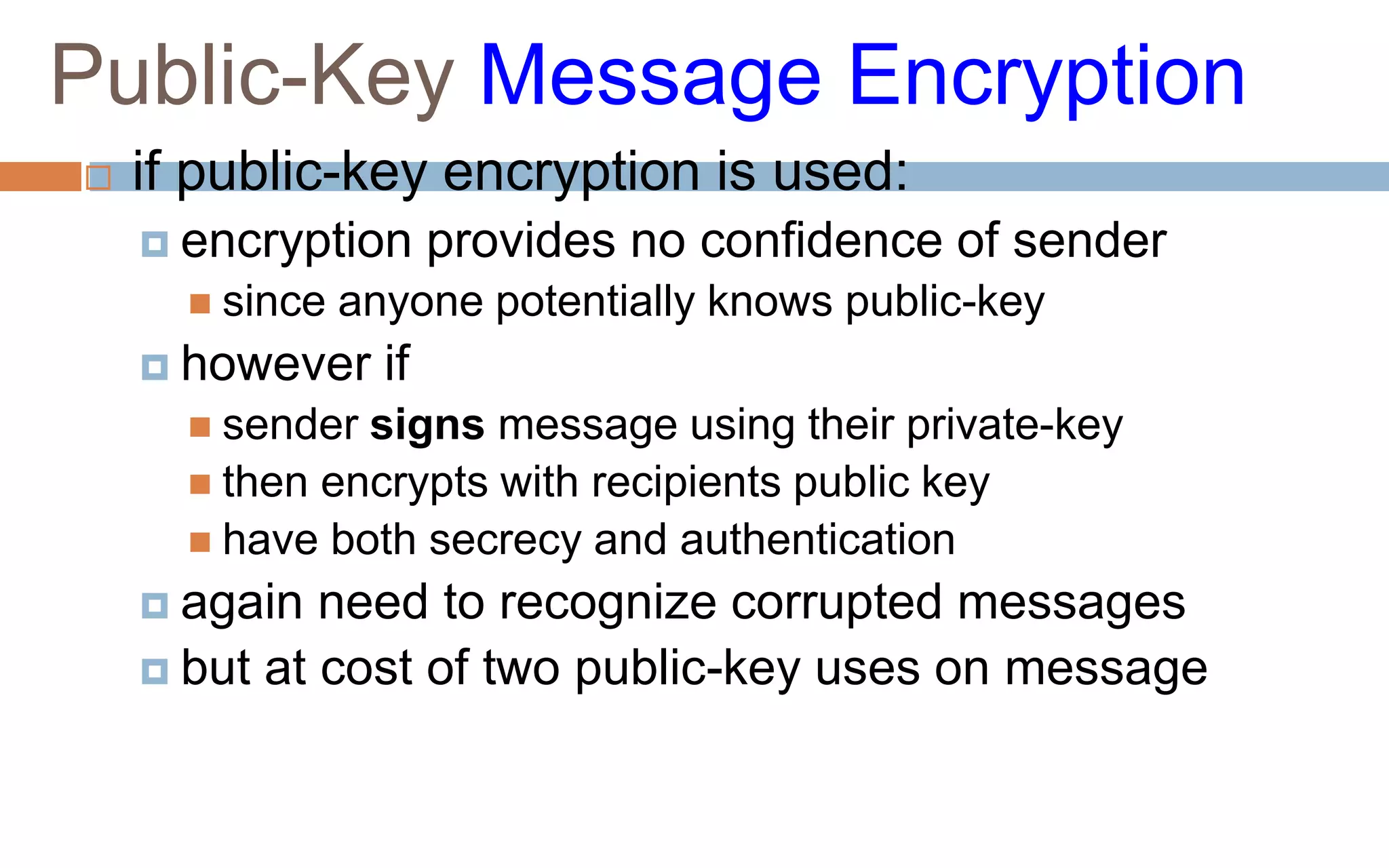 Message Authentication Requirement-MAC | PPT