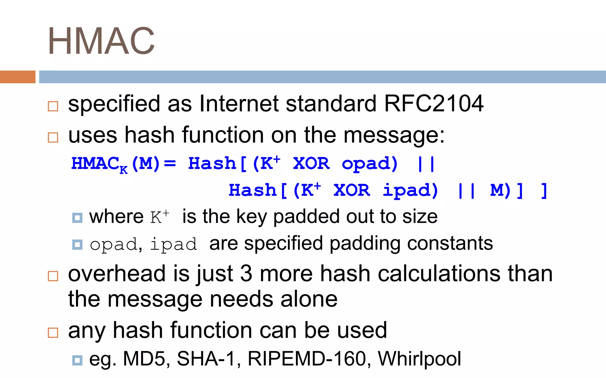 Message Authentication Requirement-MAC | PPT