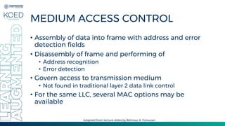 Medium access control. MAC Protocol.Data link layer | PDF