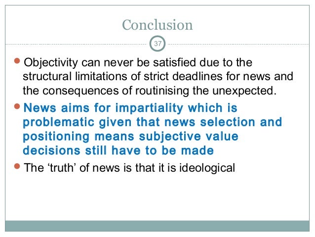 Mac201 Objectivity and impartiality 2014